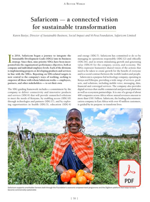 Safaricom – a connected vision for sustainable transformation – SDG ...